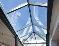 China Aluminium Alloy Skylight with Double Tempered Glass 1.4mm Profile Thickness Sliding Design for sale