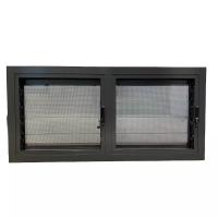 China 1.4mm Aluminium Glass Louvers Window 80mm Powder Coated Swing Style for sale