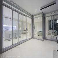 China Aluminum Sliding Door Double Tempered Glass 5 Year Warranty Villa Garden for sale
