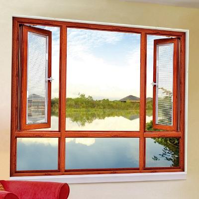 China Aluminum Clad Casement Windows 5mm+12A+5mm Double Glazed Waterproof AS2047 for sale