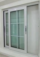 China Double Aluminum Frame Sliding Glass Window Soundproof for sale