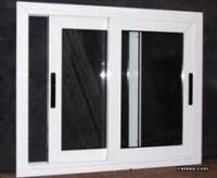 China Double Aluminum Frame Sliding Glass Window Soundproof for sale