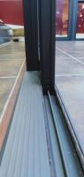 China Three Track Corner Stacker Sliding Doors Double Tempered Glass for sale