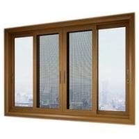 China Laminated Glazed Interior Aluminium Sliding Door With Flyscreen for sale