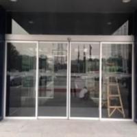 China Grey Glazed Aluminum Sliding Door Double Tinted 1.4mm 1.6mm 100 Series for sale