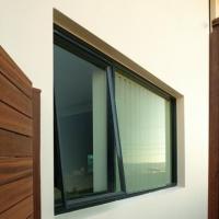 China 1.4mm-2.0mm Aluminum Awning Window Garden Outdoor Double Tempered Glass AS2047 for sale