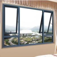 China Aluminum Awning Window Double Tempered Glass Heat Insulation AS2047 for sale