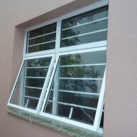 China White Exterior Aluminum Window Awnings Vertical Swing Open for sale