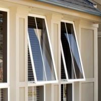 China Rainproof Outside Aluminum Window Awnings Sound Insulation for sale