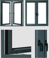 China 1.4mm Aluminum Frame Casement Windows for sale