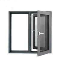 China Double Glazed Aluminum Clad Casement Windows for sale
