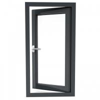 China Double Glazed Aluminum Clad Casement Windows for sale