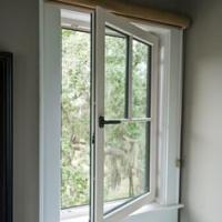 China Golden Brand 1.4mm 1.6mm Aluminum Casement Window Double Tempered Glass ISO9001 for sale