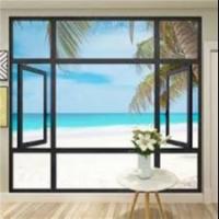 China Double Glazed Aluminum Frame Casement Windows 1.4mm for sale