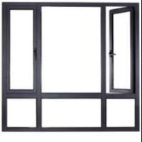 China Double Glazed Aluminum Frame Casement Windows 1.4mm for sale