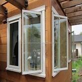 China 100mm Aluminum Frame Casement Windows 1.4mm Sliding for sale