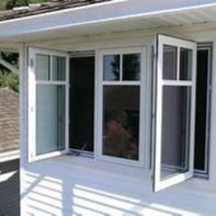 China Indoor Aluminum Casement Window 50mm Double Layer Glass for sale