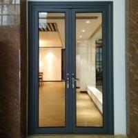China Aluminum Hinged Door with 24mm Double Tempered Glass Sound Insulation AS2047 for sale