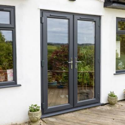 China 2.0mm Aluminum Casement Door Anodizing Interior Commercial for sale