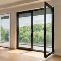 China 2.0mm Aluminum Casement Door Anodizing Interior Commercial for sale