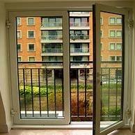 China Aluminum Casement Door 100 Series Double Tempered Glass 1.4mm-2.0mm Frame Hinged Door for sale