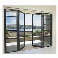 China Aluminum Casement Door 100 Series Double Tempered Glass 1.4mm-2.0mm Frame Hinged Door for sale