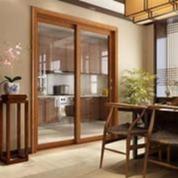 China Wind Resistant Glass Aluminum Sliding Door Sound Insulation Double Tempered 5 Year Warranty for sale