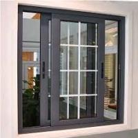 China Waterproof Black Aluminum Sliding Windows Corrosion Resistance for sale