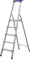 China Folding 4 Step Aluminum Ladder 1.2-1.7mm 100-150KG for sale
