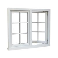 China Double Glazed Black Aluminium Casement Windows ISO9001 for sale