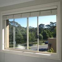 China White Anodised Aluminium Sliding Windows Sound Insulation for sale