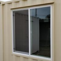 China White Anodised Aluminium Sliding Windows Sound Insulation for sale