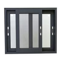 China Soundproof Anodized Aluminum Sliding Windows Double Glazed for sale