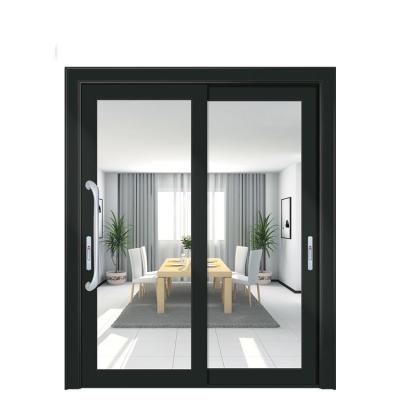 China ISO9001 Powder Coated Aluminum Sliding Windows 70-100um Corrosion Resistant Double Glazed for sale