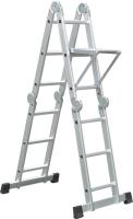 China 1.0-1.7mm 6 Step Aluminium Step Ladder 6063 87-120cm for sale