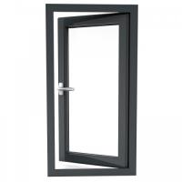 China Soundproof Aluminum Casement Window Tempered Glass for sale