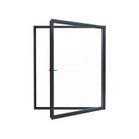 China Thermal Break Aluminum Casement Window 5mm+12A+5mm Double Glazing Wood Grain for sale