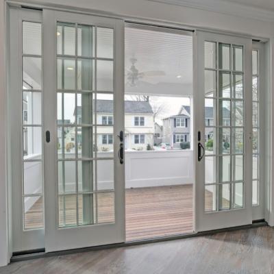 China Kitchen Oil Fume Proof Aluminum Sliding Door Double Tempered Glass 5 Year Warranty for sale