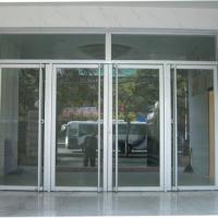 China Spray Tempered Glass Aluminum Hinged Door Waterproof for sale