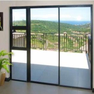 China Push And Pull Aluminum Sliding Door No Border Heat Insulation for sale
