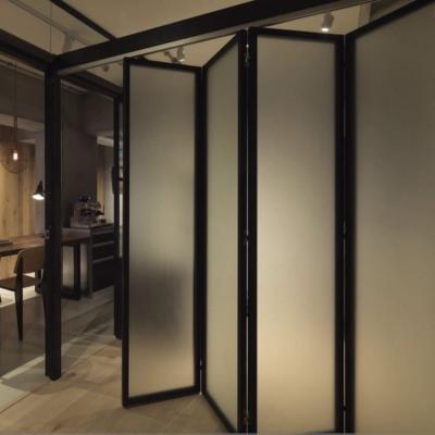 China External Aluminum Folding Door Shopping Mall Power Coating for sale