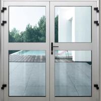China Hall T6063 Aluminum Hinged Door Transparent Glass for sale