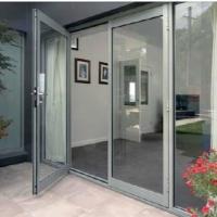 China Villa White Aluminum Frame Hinged Screen Door Corrosion Protection Windproof for sale