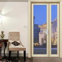 China Villa White Aluminum Frame Hinged Screen Door Corrosion Protection Windproof for sale