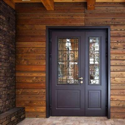 China Aluminum Casement Door with Double Tempered Glass 1.4mm to 2.0mm Custom Color for sale
