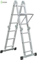 China Multifunctional Hinged Aluminum Ladder Steps Folding for sale
