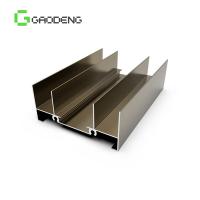 China 6063 T5 Industrial Aluminum Profile Powder Coated Anodized Wood Grain 25um for sale