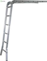 China Outdoor 8 FT Aluminum Ladder 150kg Capacity Corrosion Resistant 3 Shape Folding for sale
