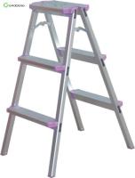 China Extend 600 cm Aluminum Folding Step Ladder 100KG Capacity 1.0mm-1.7mm Thickness for sale
