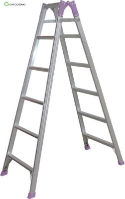 China Extend 600 cm Aluminum Folding Step Ladder 100KG Capacity 1.0mm-1.7mm Thickness for sale